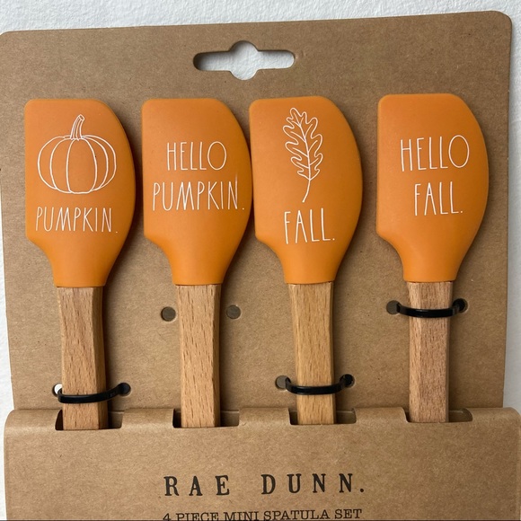 Rae Dunn | Other | Rae Dunn Fall 4 Piece Mini Spatula Set New | Poshmark